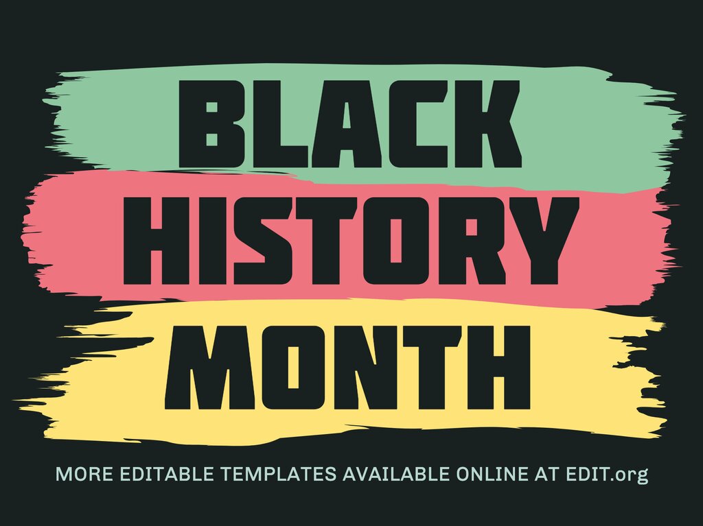 Editable Black History Month Templates