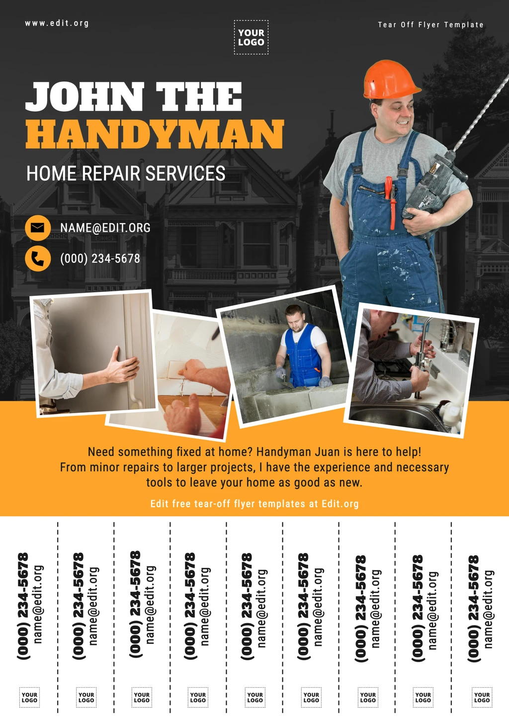 Free Tear Off Flyer Templates Free Tear Off Flyer Templates