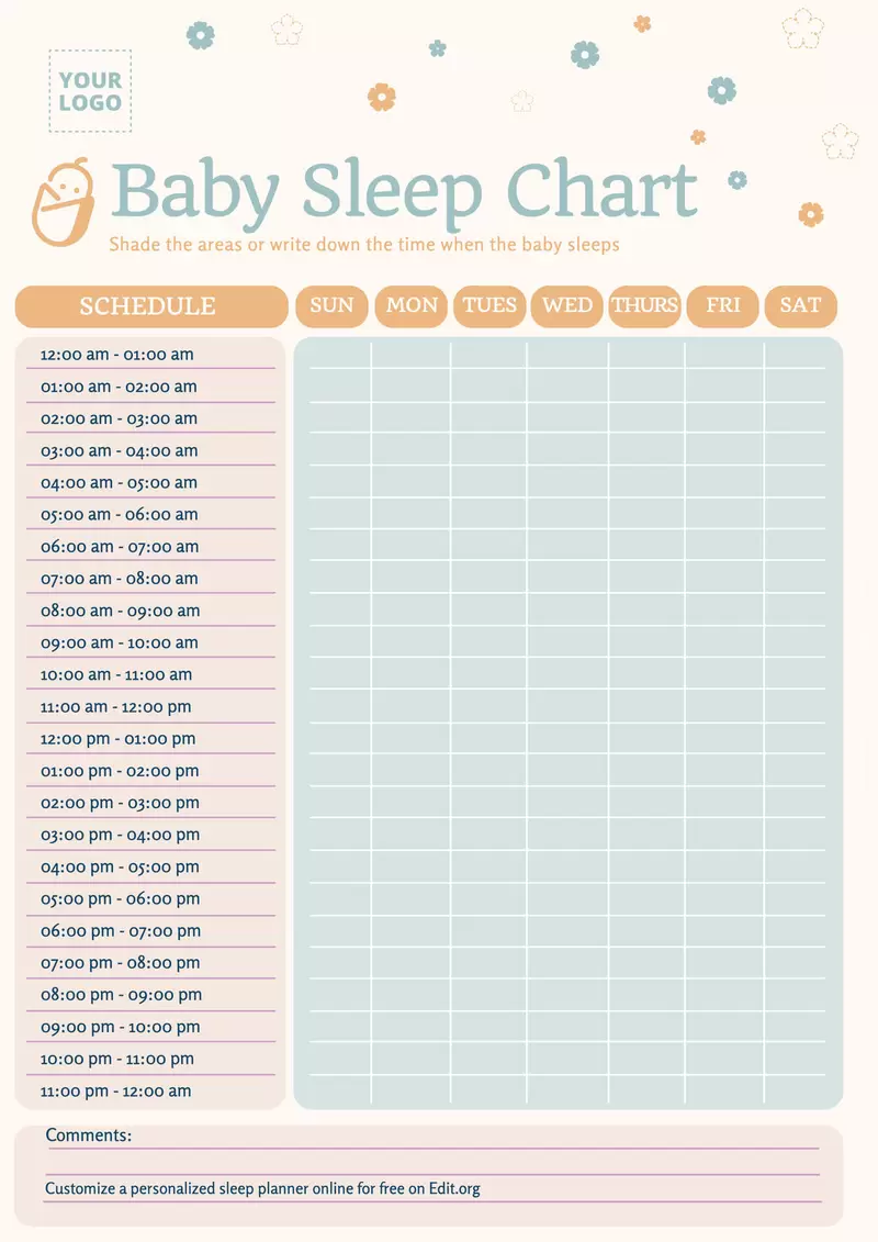 Printable Sleep Tracker Templates To Customize