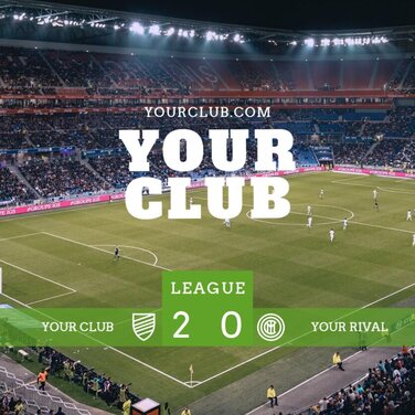 Editable Match Results Templates