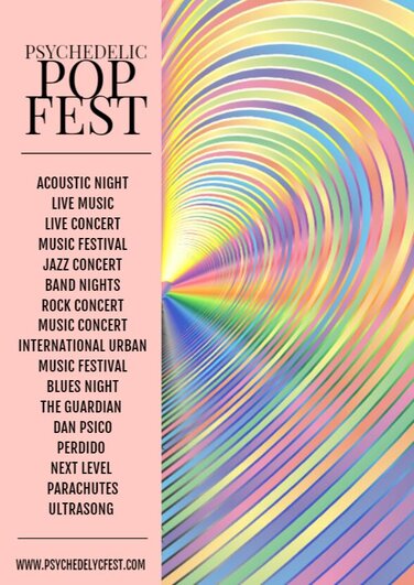 Music concert poster templates