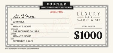 How to create a gift voucher online