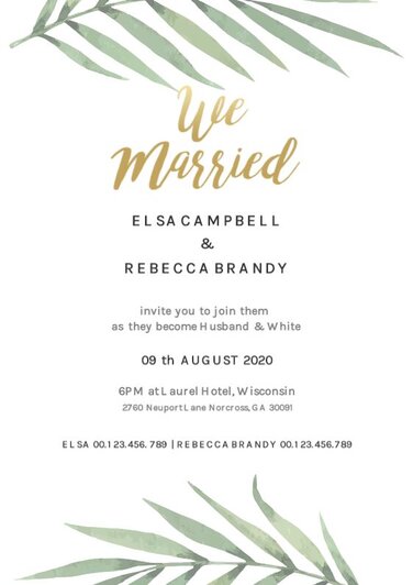 Crea online gli inviti di matrimonio