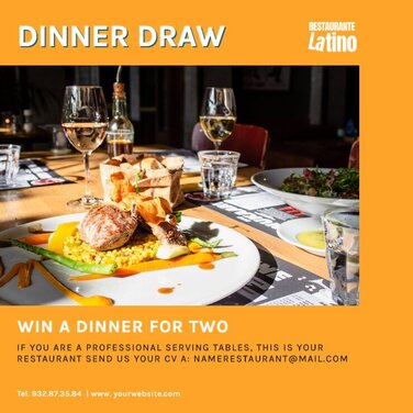 Modelos para sorteio editáveis online grátis