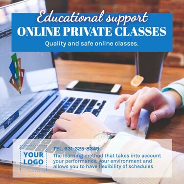 Online classes templates