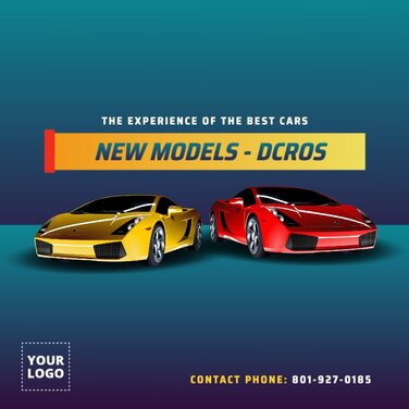 Marketing guide and designs for car sales