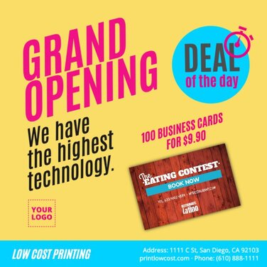 Print shop design templates