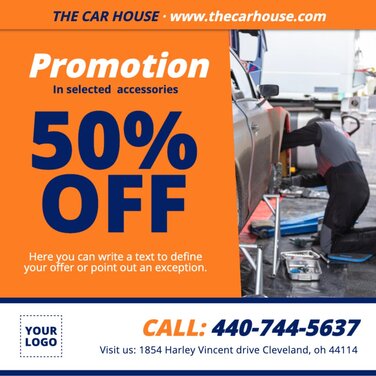 Marketing guide and designs for car sales