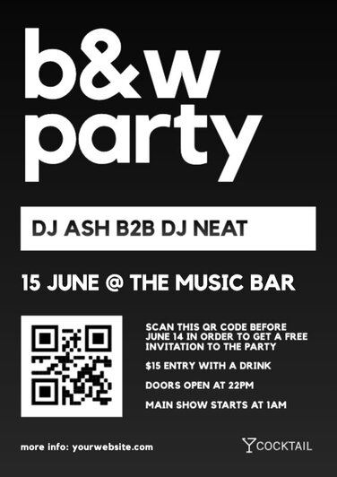 Free party flyer templates