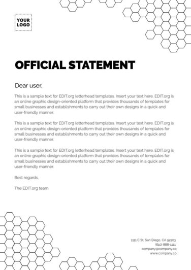 Customizable Corporate Letterhead Templates