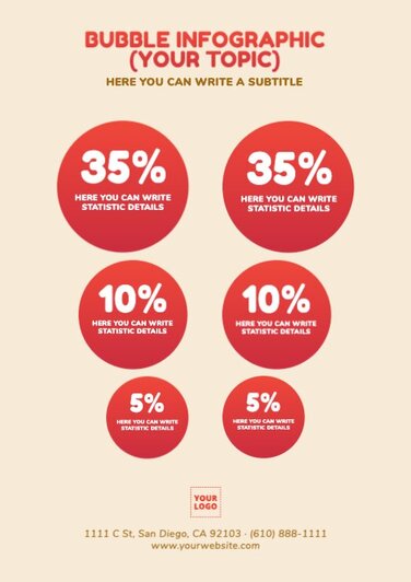 Free Bubble Infographic Templates