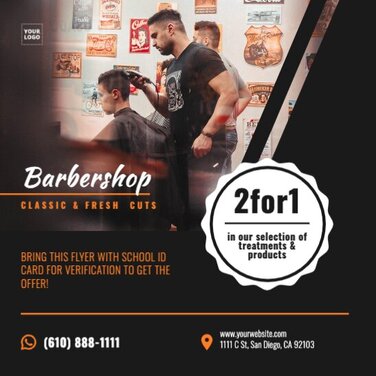 Editable 2 for 1 Offers Templates