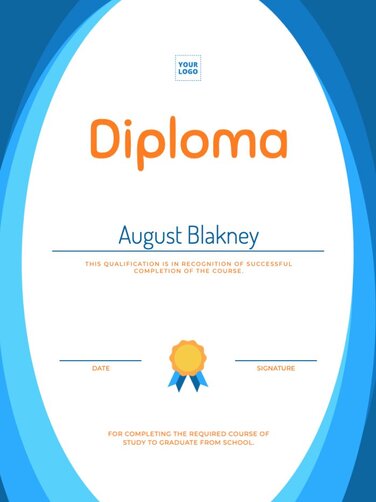 Editable Diplomas and Awards for Kids