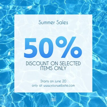 Online Designs to Promote Summer Sales