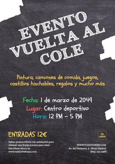 Plantillas para campañas de Vuelta al Cole