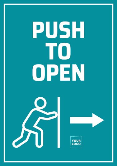 Push & Pull signs for your business doors