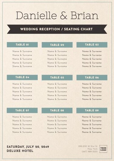 Free Online Seating Charts Editor