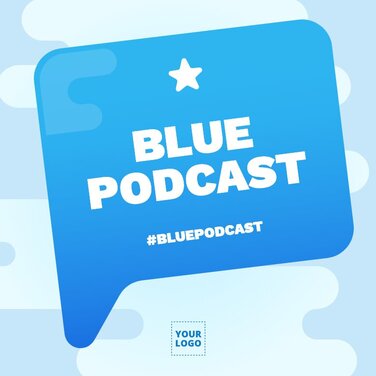 Podcast Covers to Edit Online