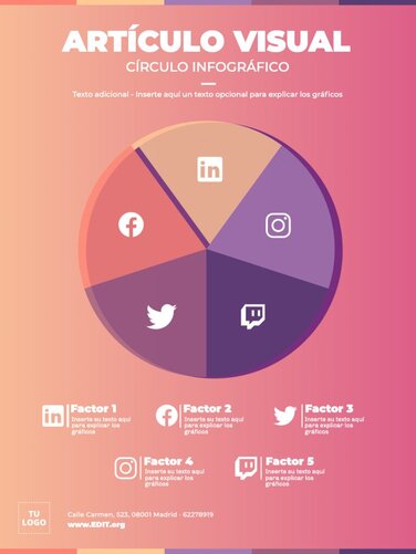 Infografías editables online