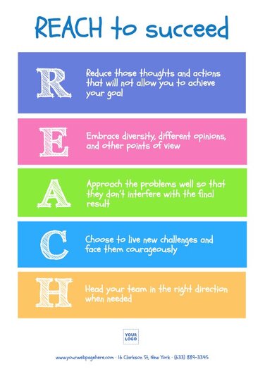 Motivational templates for students and teachers