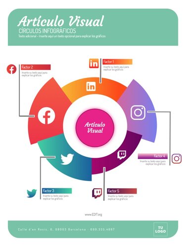 Infografías editables online