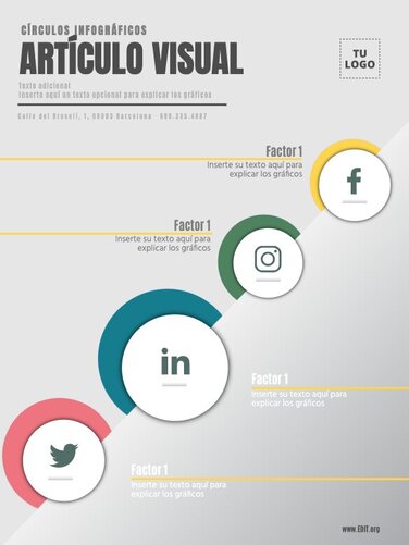 Infografías editables online