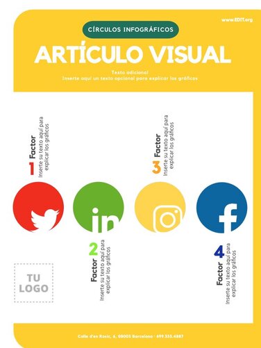 Infografías editables online