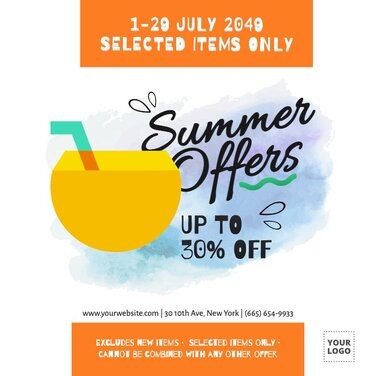 Online Designs to Promote Summer Sales