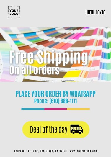 Print shop design templates