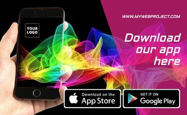 Promote your App with Editable Designs