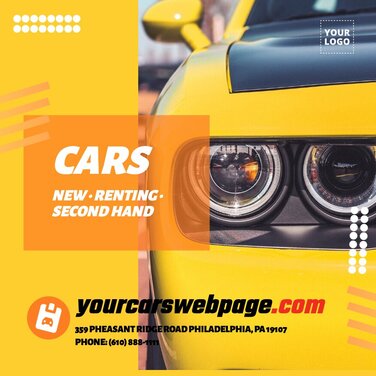 Marketing guide and designs for car sales