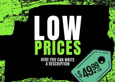 Editable Offer and Promotion Posters