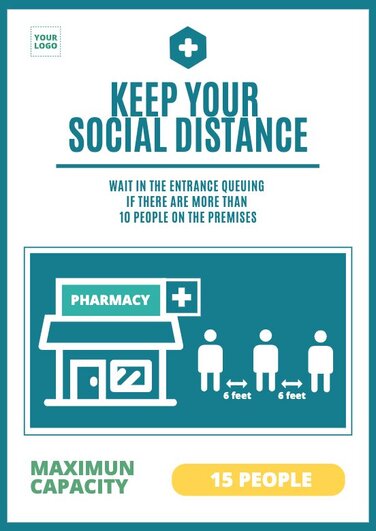 Coronavirus information poster templates