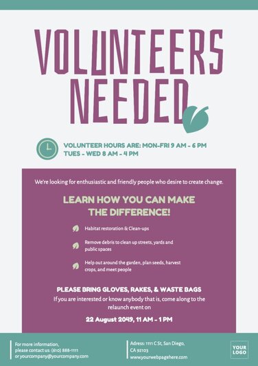 Design de banners gratuitos para ONGs