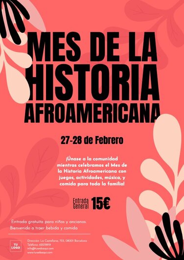 Plantillas del Mes de la Historia Afroamericana editables
