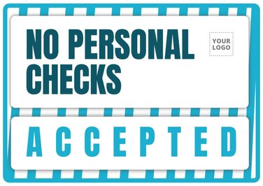 Custom payment sign templates to print