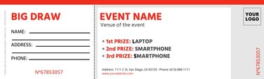 Printable Raffle Ticket Templates