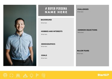 Online bearbeitbare Vorlagen und Beispiele für User Personas
