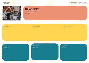 Online bearbeitbare Vorlagen und Beispiele für User Personas