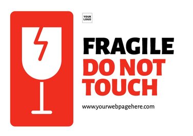 Edit a Do Not Touch sign online