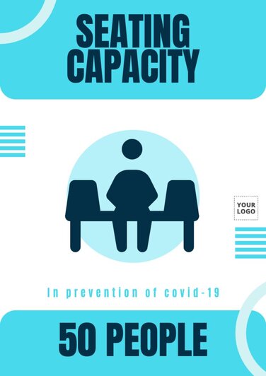 Maximum capacity posters and templates