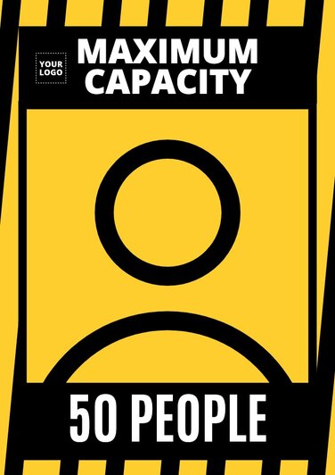Maximum capacity posters and templates