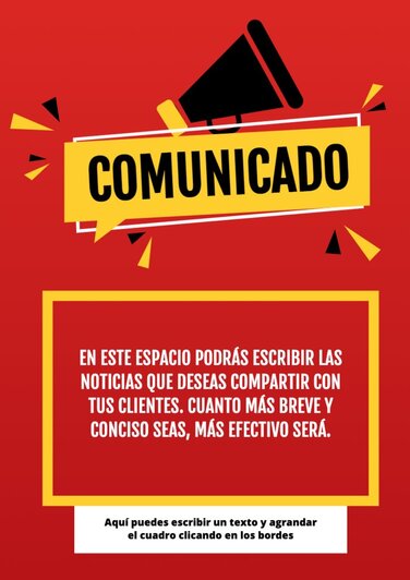 Carteles para comunidades de vecinos personalizables