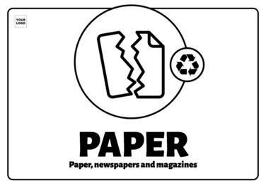 Editable Reduce, Reuse and Recycle Posters