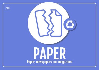 Editable Reduce, Reuse and Recycle Posters