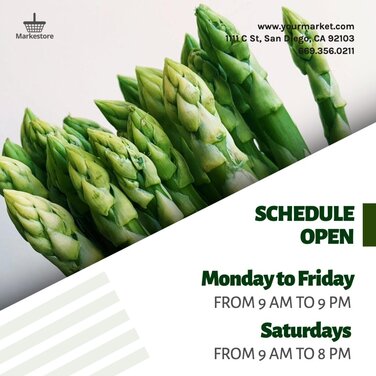 Marketing and designs for fruit and vegetable markets