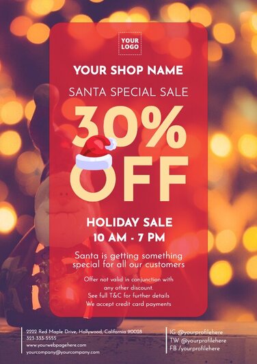 Create designs for your Christmas campaigns online