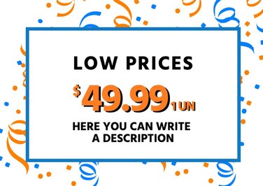 Editable posters for offers and promotions