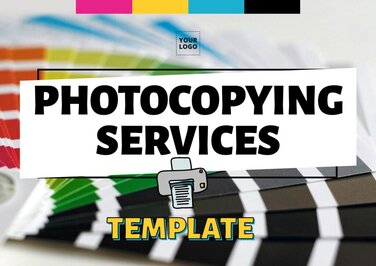 Print shop design templates