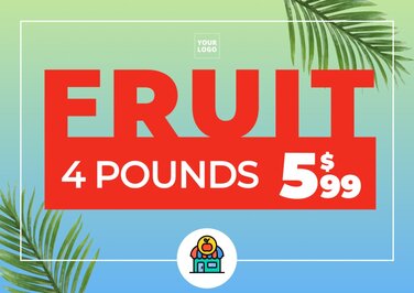 Editable posters for offers and promotions